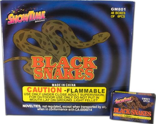 Glow Worms / Black Snakes – FireworkStore.com